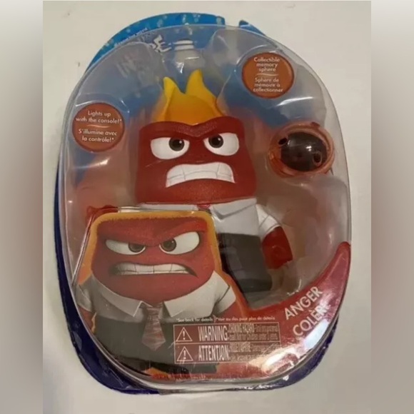 Disney | Toys | Anger Disney Pixar Movie Inside Out Action Figure Toy ...